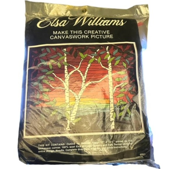 Other | Vintage 197s Elsa Williams Crewel Embroidery Kit New | Poshmark